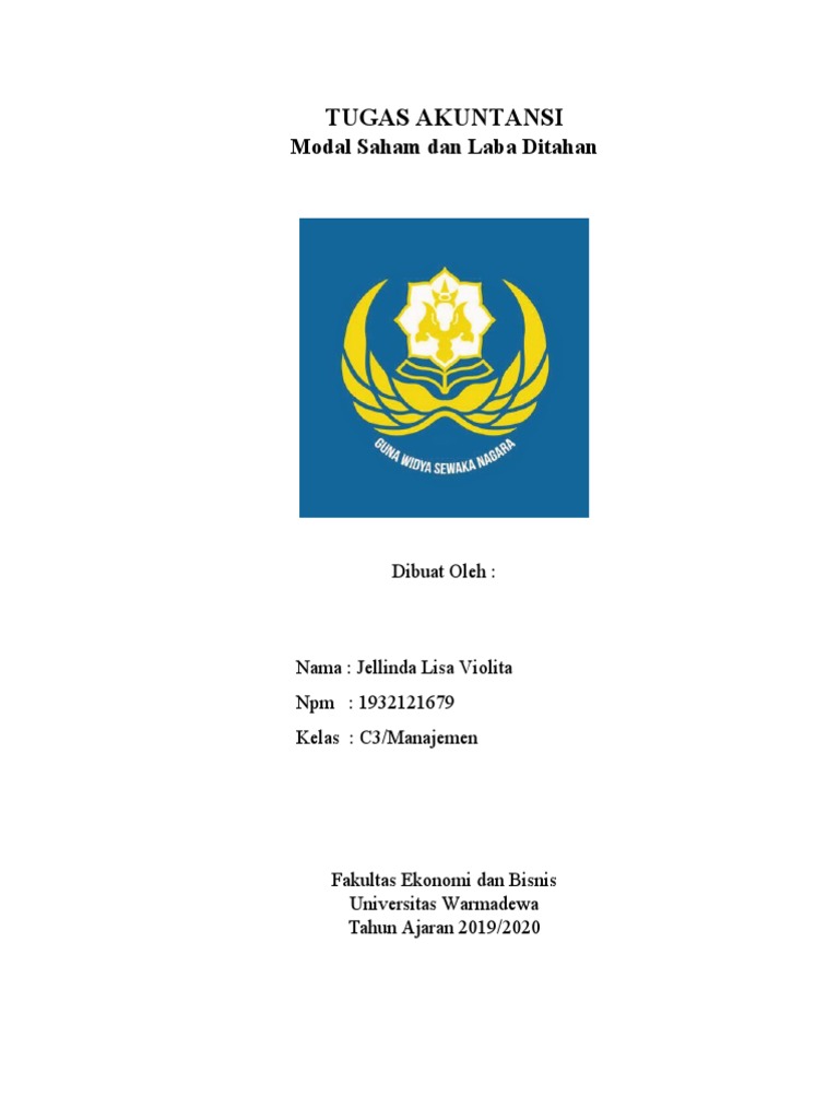 Modal Saham dan Laba Ditahan PT | PDF