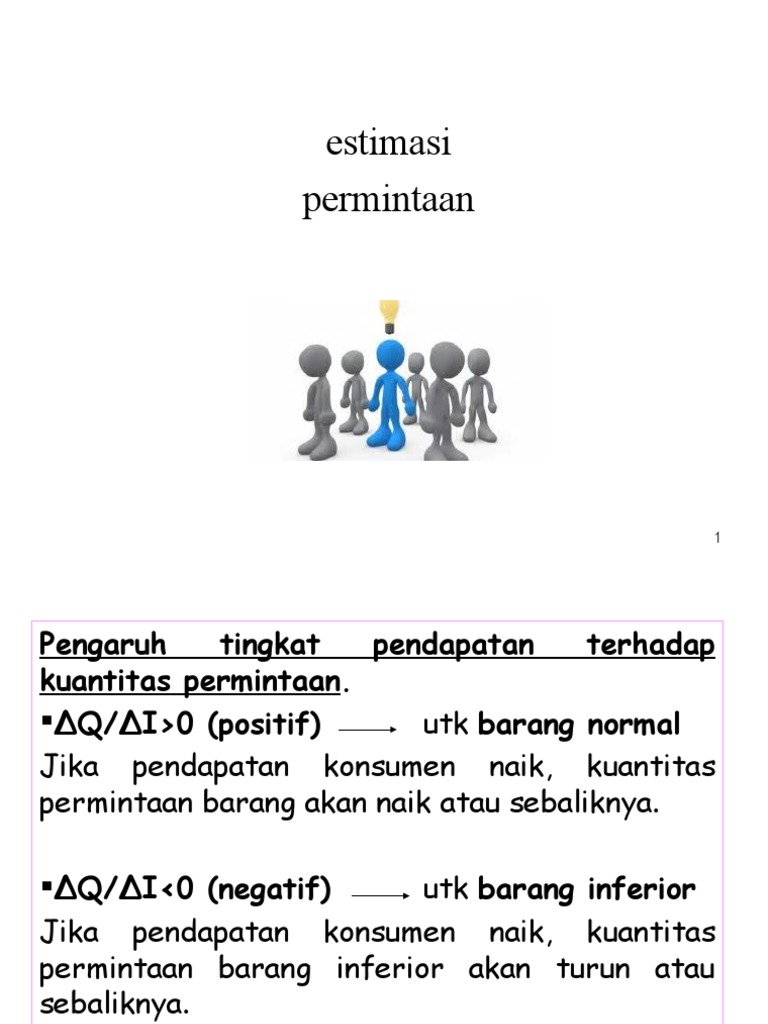 6.analisa Estimasi Permintaan | PDF