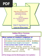 Major Rivers of India Map Overview | PDF | Indus River | Earth Sciences