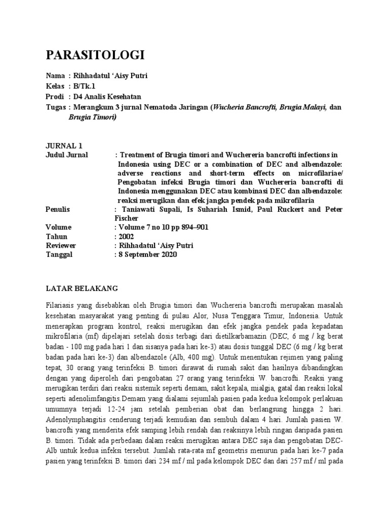 Rihhadatul 'Aisy Putri-Review Jurnal 2 | PDF