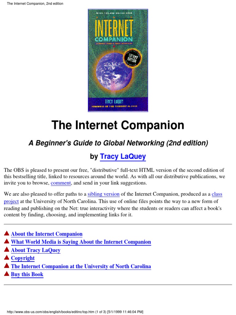 The Internet Companion, 2nd Edition | PDF | Technological Convergence ...