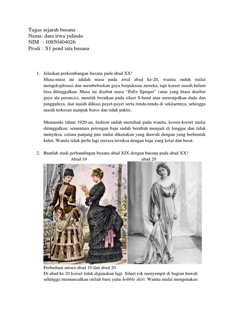 Sejarah Busana | PDF | Seni