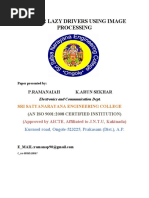 Driver Drowsiness Detection Using Opencv Python | PDF | Deep Learning ...