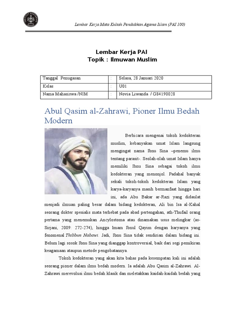 Abul Qasim Al Zahrawi | PDF