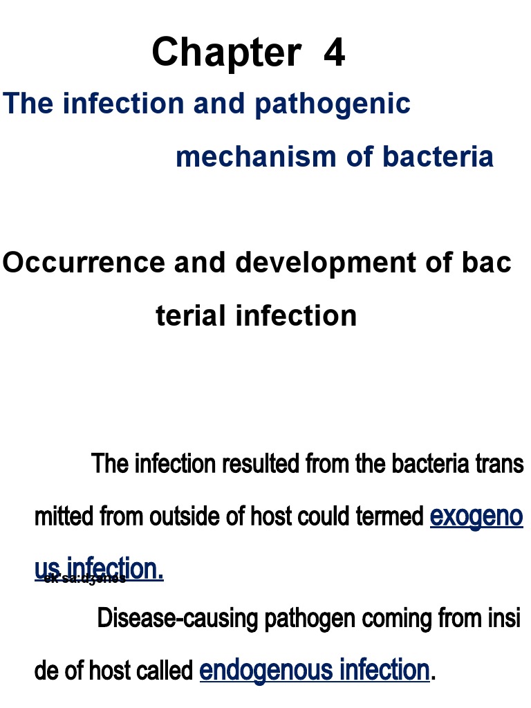 5 Bacterial Infection and Pathogenesis | PDF | Pathogen | Infection
