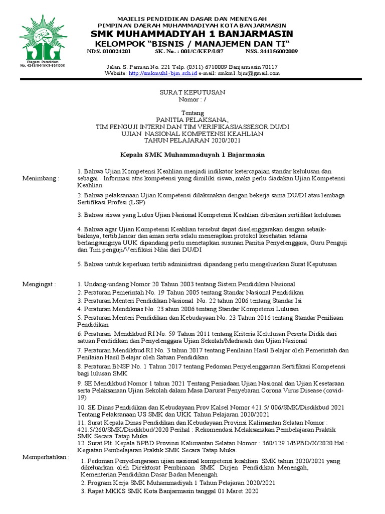 SK Ukk TP 2020-2021 | PDF