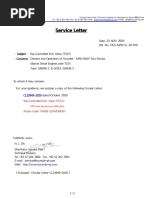 MAN Service Letter | PDF | Valve | Pump