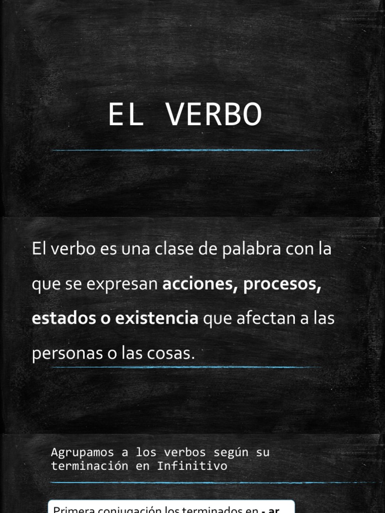 El verbo: base, morfema flexivo y categorías gramaticales | PDF ...