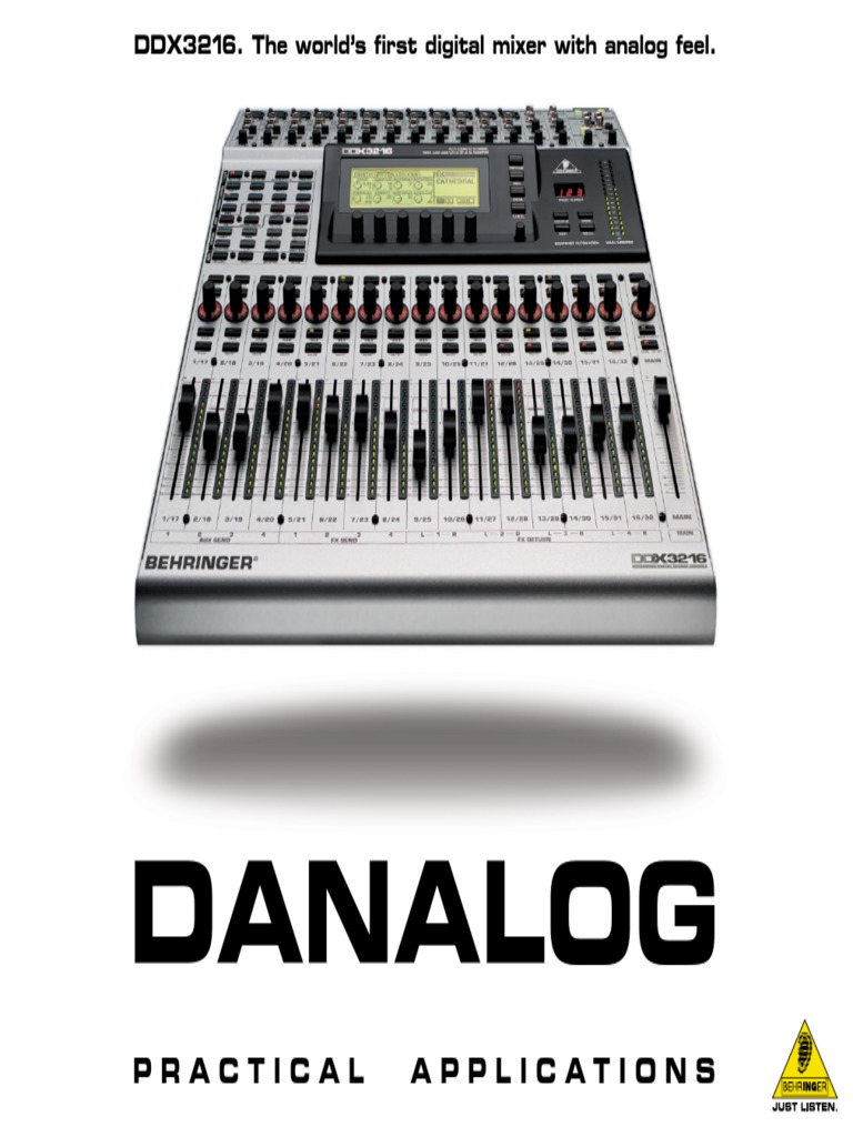 Behringer Ddx3216 Manuel D Utilisation | PDF | Equalization (Audio ...