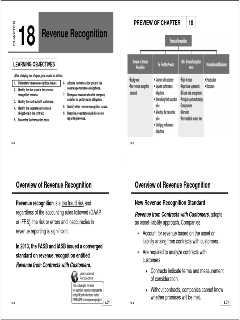 Revenue Recognition: Overview of Revenue Recognition Overview of ...