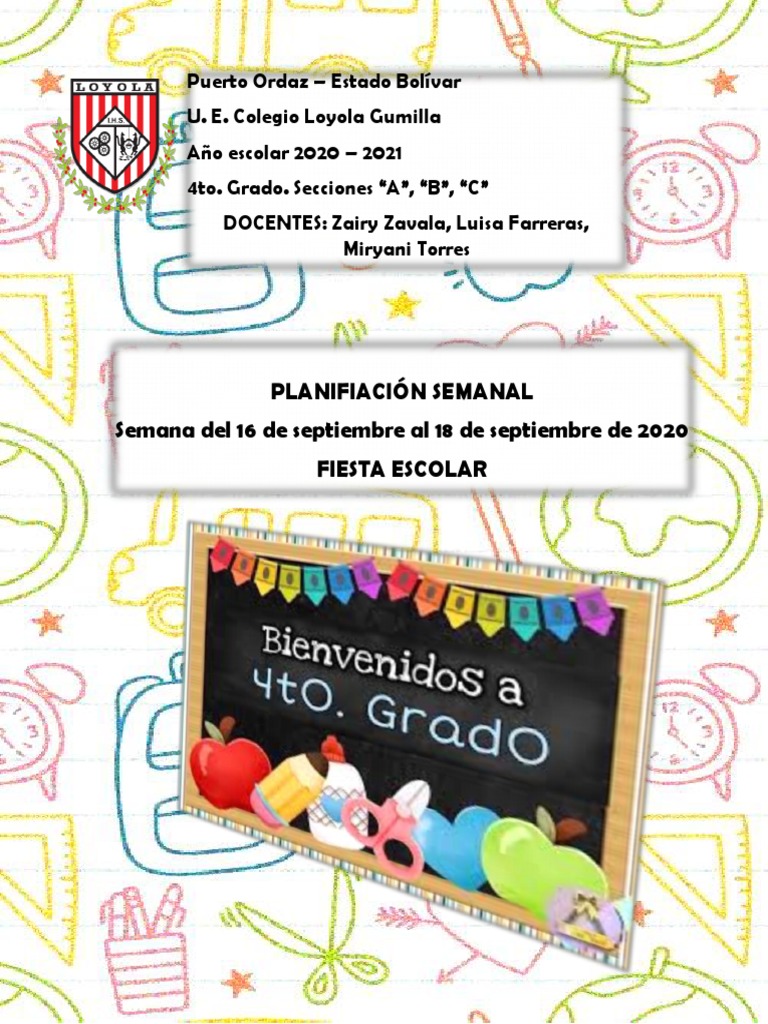 Guia 1 de 4to Grado | PDF | Salud y bienestar