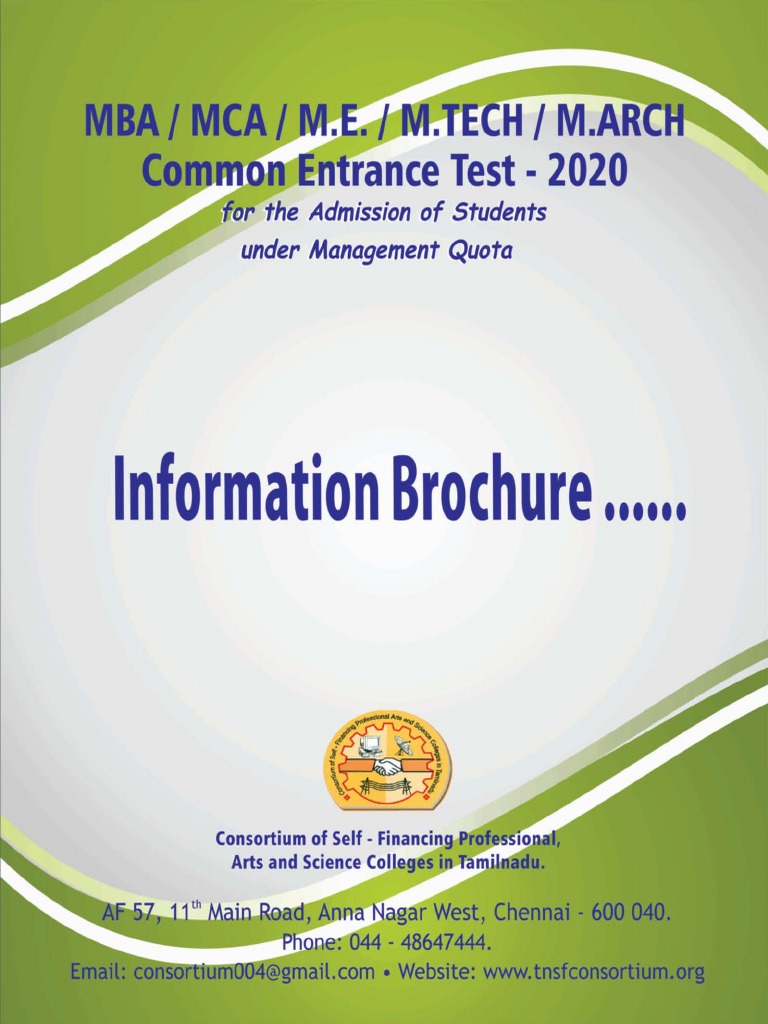 PG Information Brochure 2020 | PDF