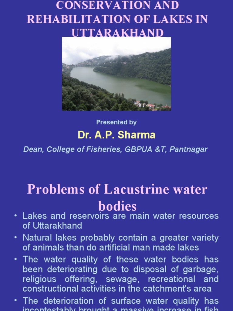 Conservation & Rehabilitation of Lakes | PDF | Plankton | Eutrophication