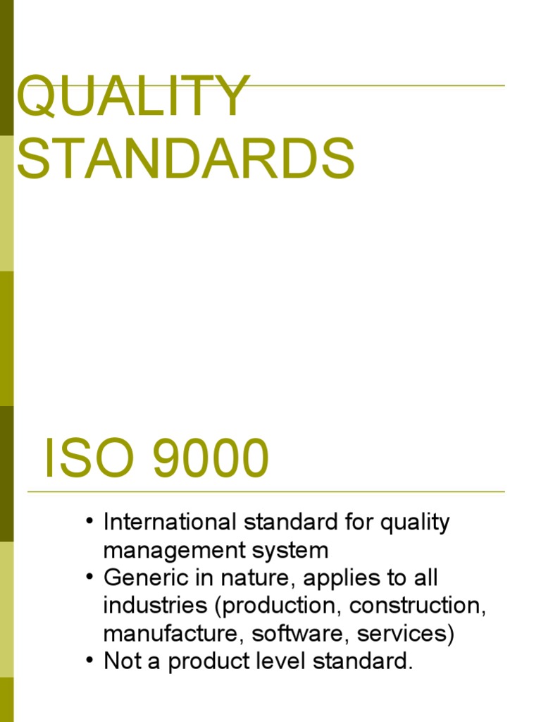 ISO 9000 Quality Management Overview | PDF | Business | Iso 9000