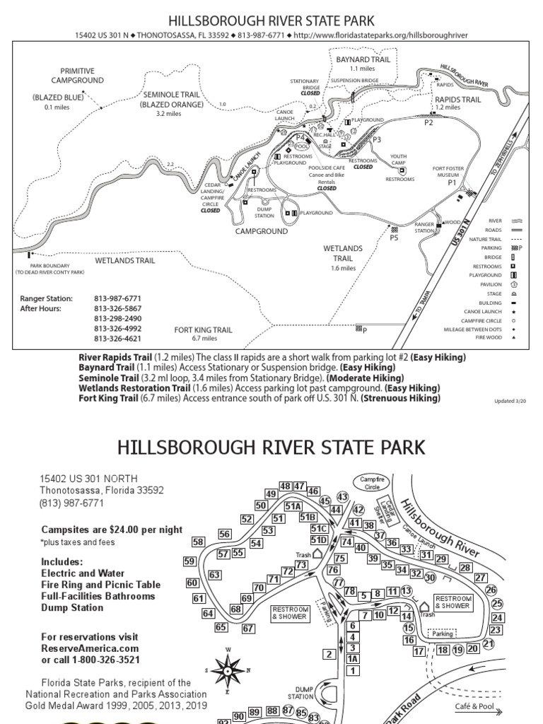 Campground Map and HRSP Map | PDF | Outdoor Recreation | Land Transport