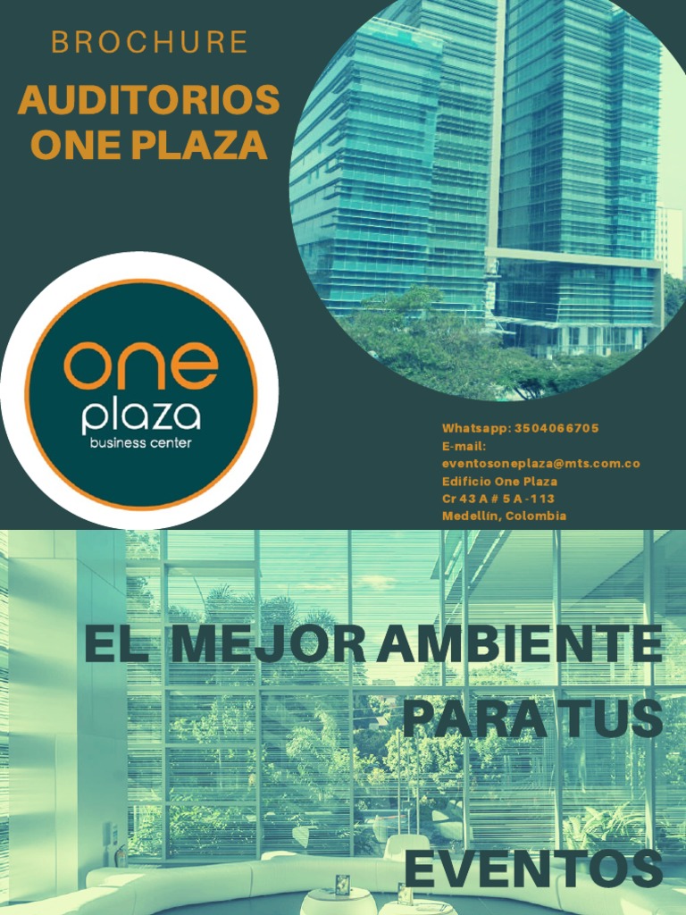 Brochure Edicio One Plaza | PDF