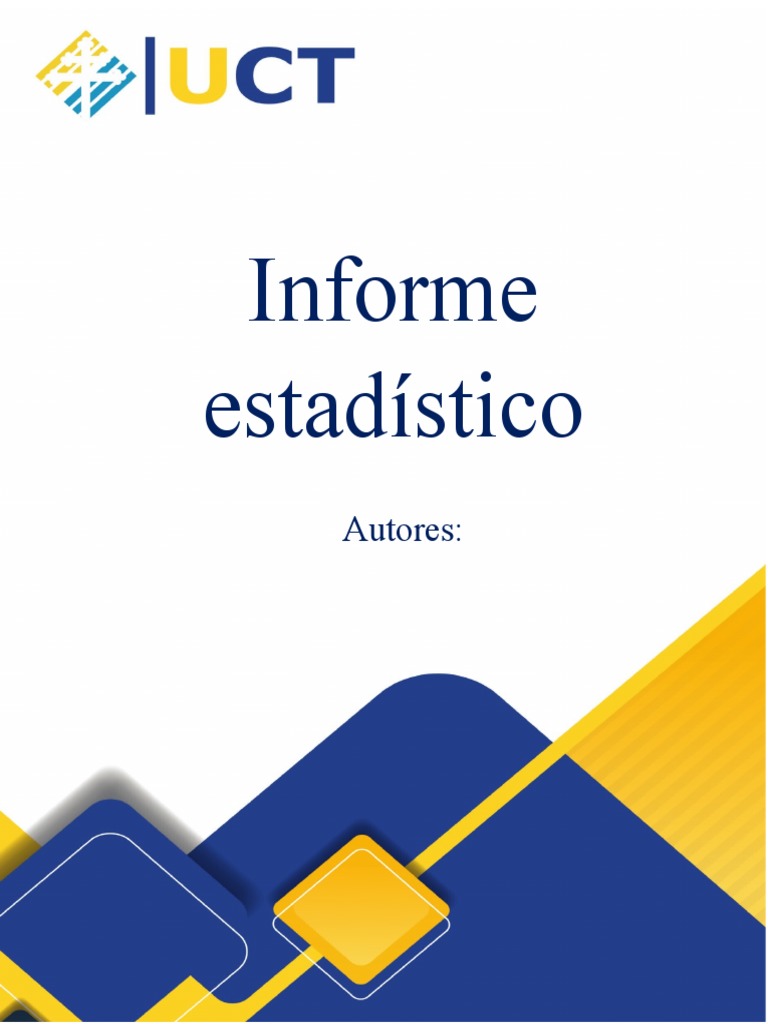 Informe Estadístico | PDF | Estadísticas | Muestreo (Estadísticas)