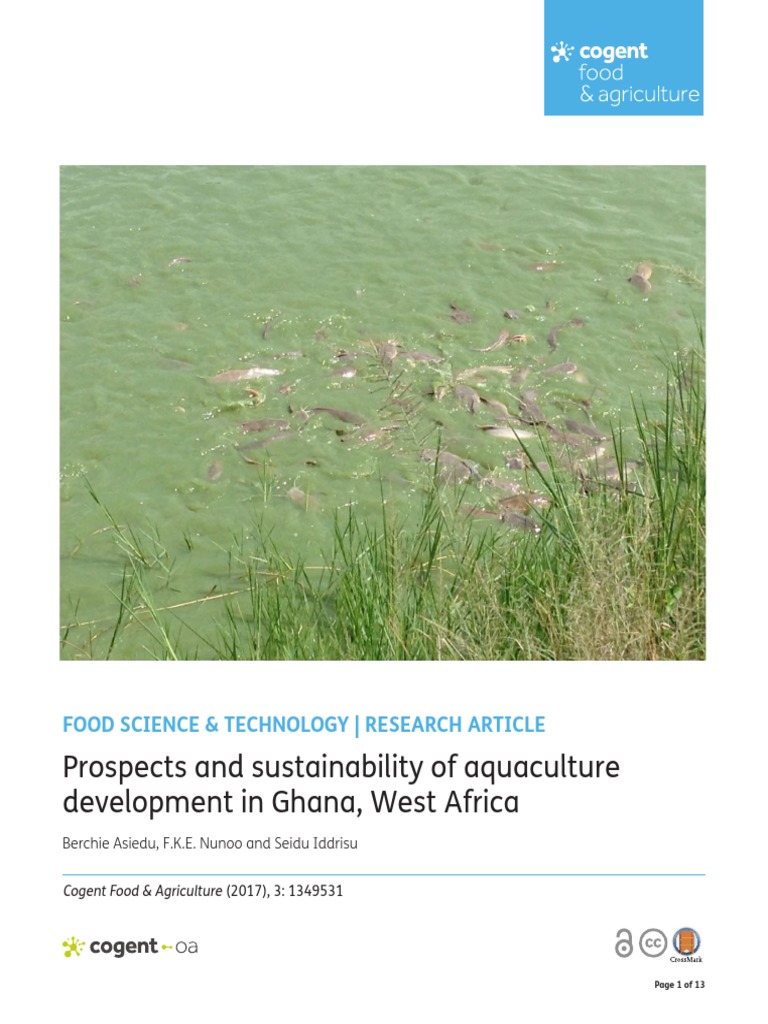 Berchie Asiedu | PDF | Aquaculture | Fishery