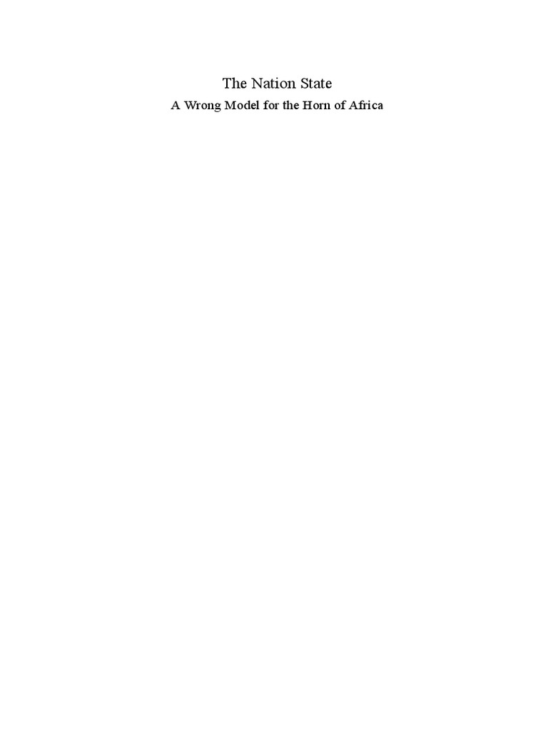 The Nation State | PDF | Neoliberalism | International Relations