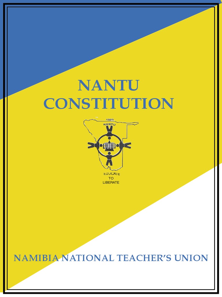 Nantu Constitution: Namibia National Teacher'S Union | PDF | United ...