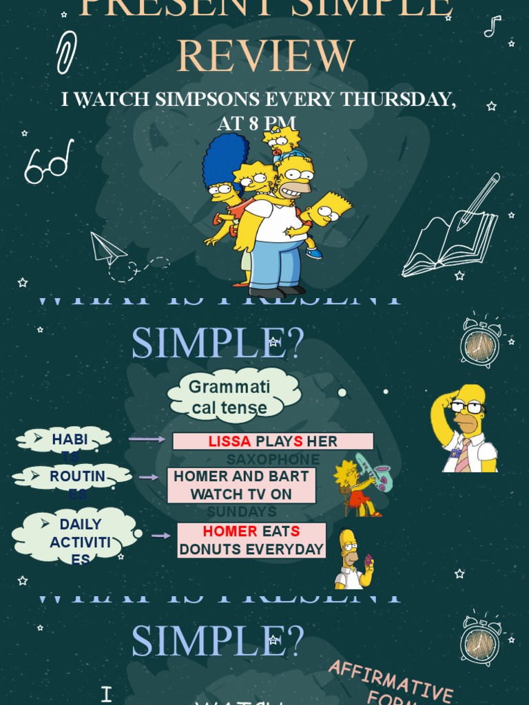 I Watch Simpsons Every Thursday, at 8 PM | PDF