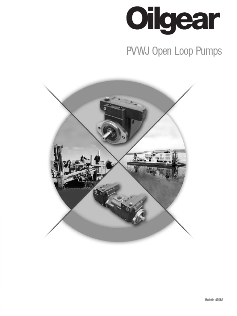 PVWJ Open Loop Pumps: Bulletin 47085 | PDF | Bearing (Mechanical) | Pump