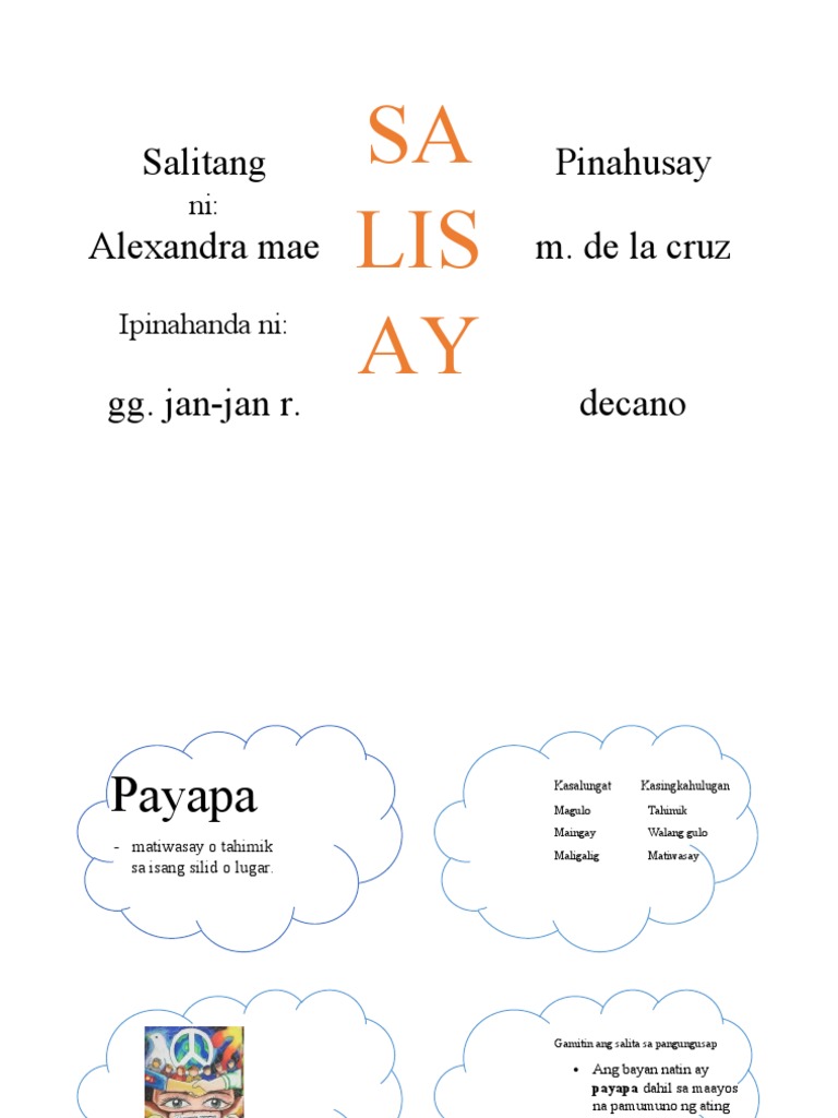 Proyekto Sa Filipino Final | PDF