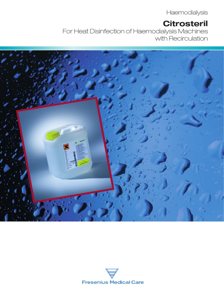 Citrosteril Disinfectant 101 | PDF | Disinfectant | Hemodialysis