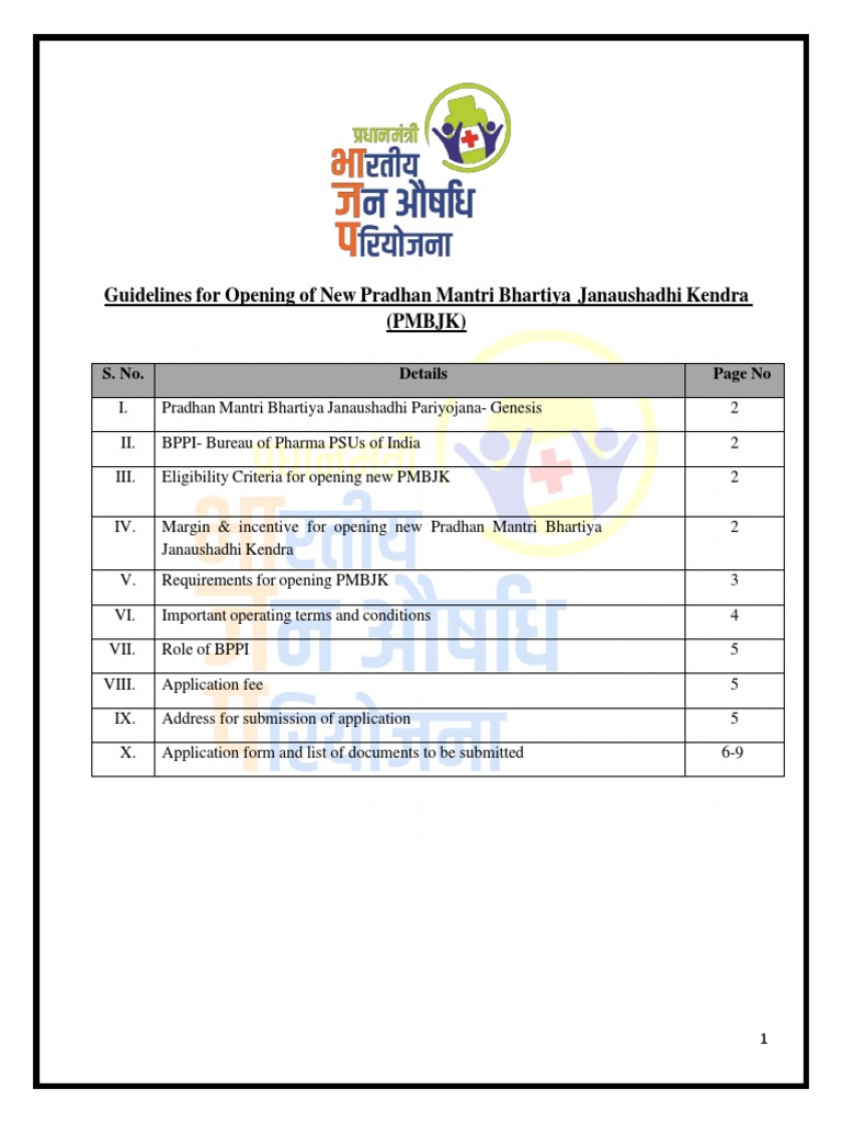 PMBJP Updated Guidelines - 2021 | PDF | Pharmaceutical Industry | Generic Drug
