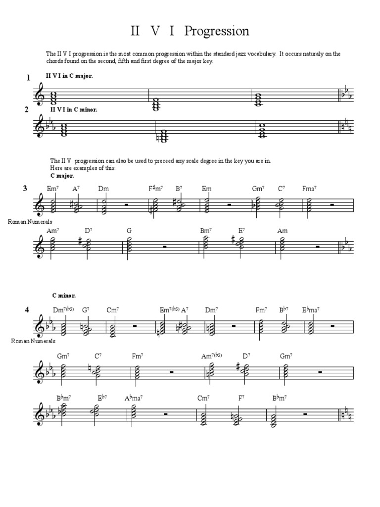 Ii V I Progression: Iiviincmajor | PDF | Musical Forms | Melody