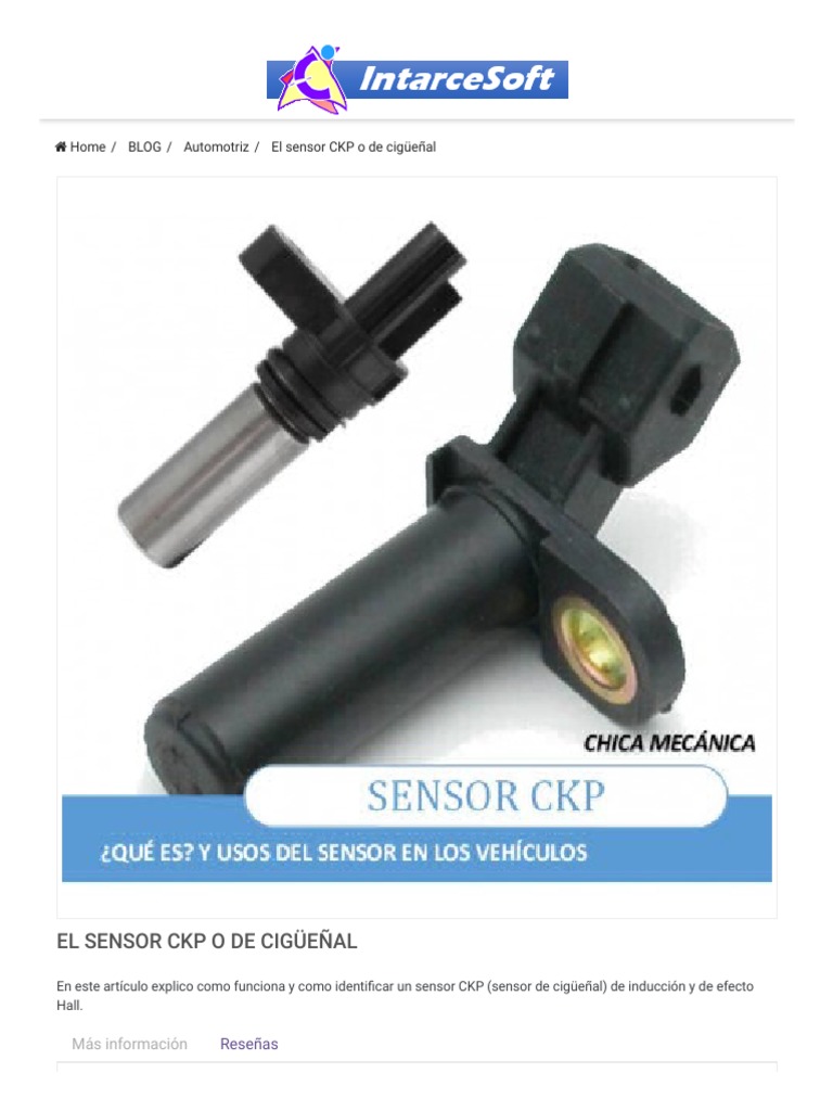 Sensor CKP - Sensor de Cigüeñal | PDF | Diodo emisor de luz ...