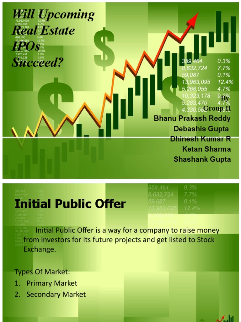 Will Upcoming Real Estate Ipos Succeed? | PDF | Initial Public Offering ...
