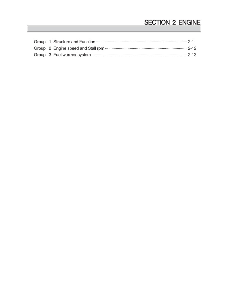 2-1. Engine | PDF | Turbocharger | Diesel Engine
