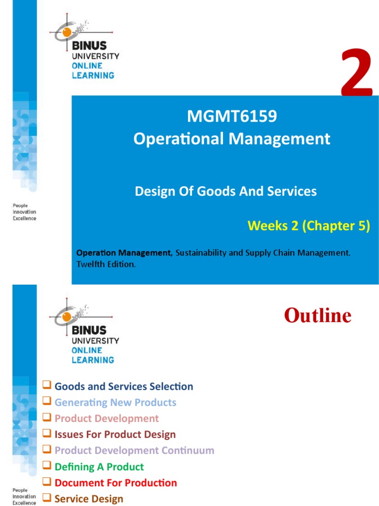 PPT2-Design of Goods and Services | PDF | New Product Development ...