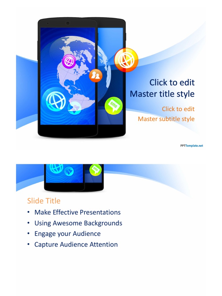 Smartphone PPT Template | PDF