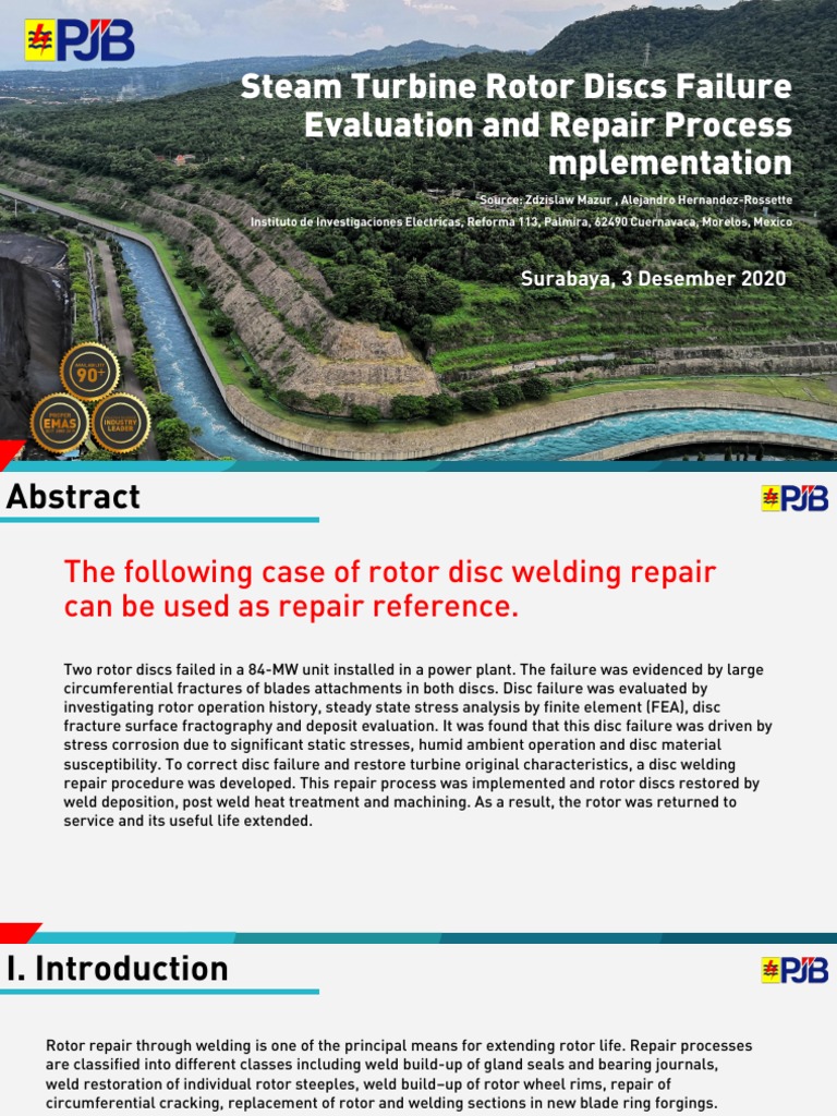 Steam Turbine Rotor Discs Repair - Rev | PDF | Fracture | Fracture ...