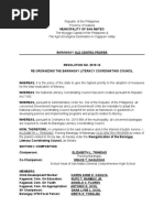 PTA SAMPLE Resolution | PDF | Educational Organizations | Government