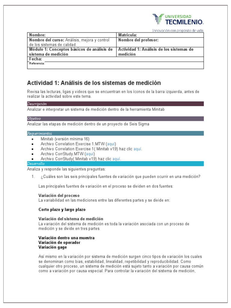 Actividad 1 Analisis, Mejora y Control de Sistemas de Calidad | PDF ... Actividad 1 Analisis, Mejora y Control de Sistemas de Calidad | PDF ...