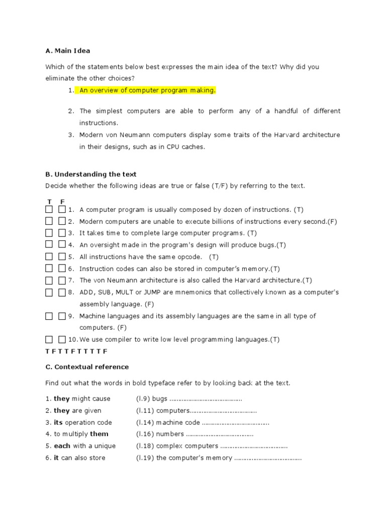 Understanding Key Concepts of Computer Programming and Architecture ...