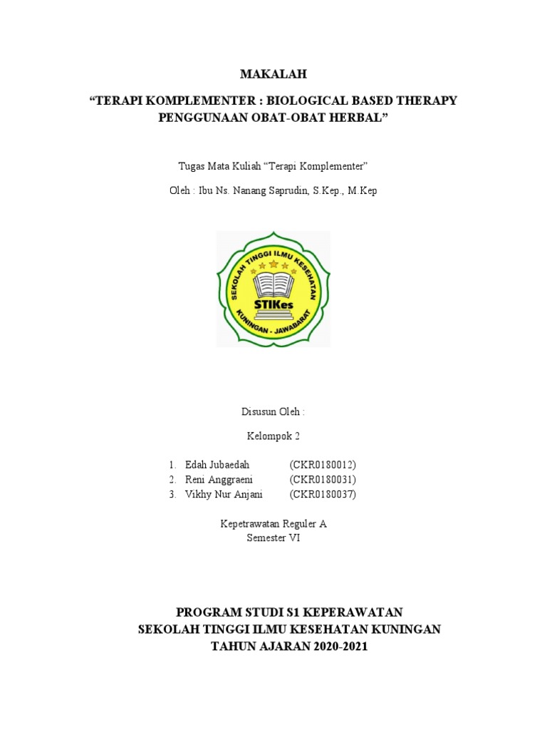 Makalah Kel 2, Terapi Komplementer | PDF