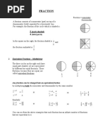 Grade 8 Fractions Notes | PDF