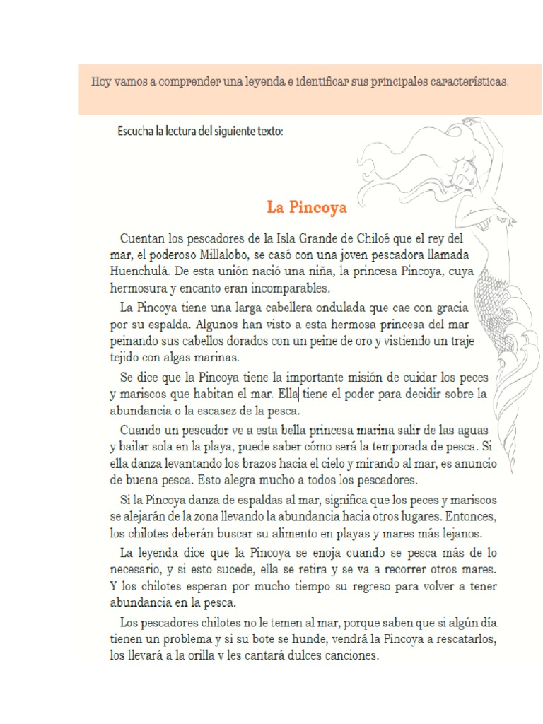 Leyenda La Pincoya. Infografia Chinchorro | PDF