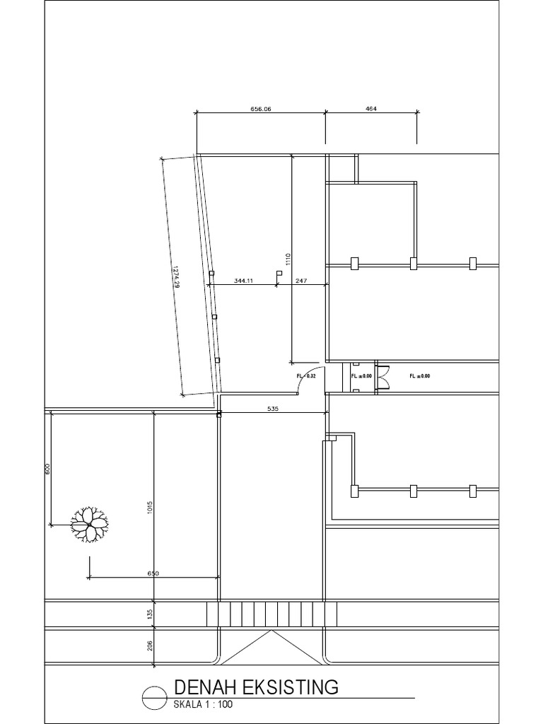 1 - Denah Eksisting