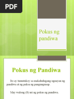 Pokus NG Pandiwa - Pagsusulit | PDF