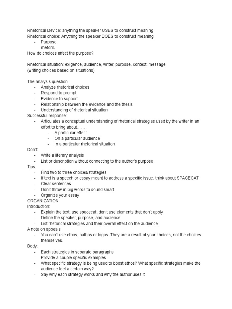 Rhetorical Analysis Intro | PDF | Rhetoric | Essays
