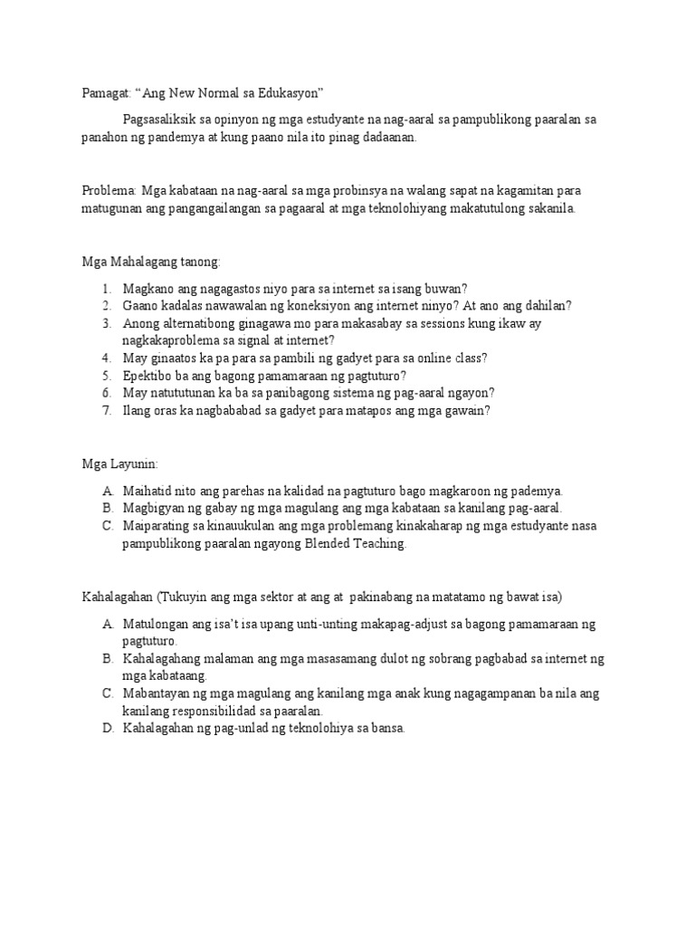 Concept Paper | PDF