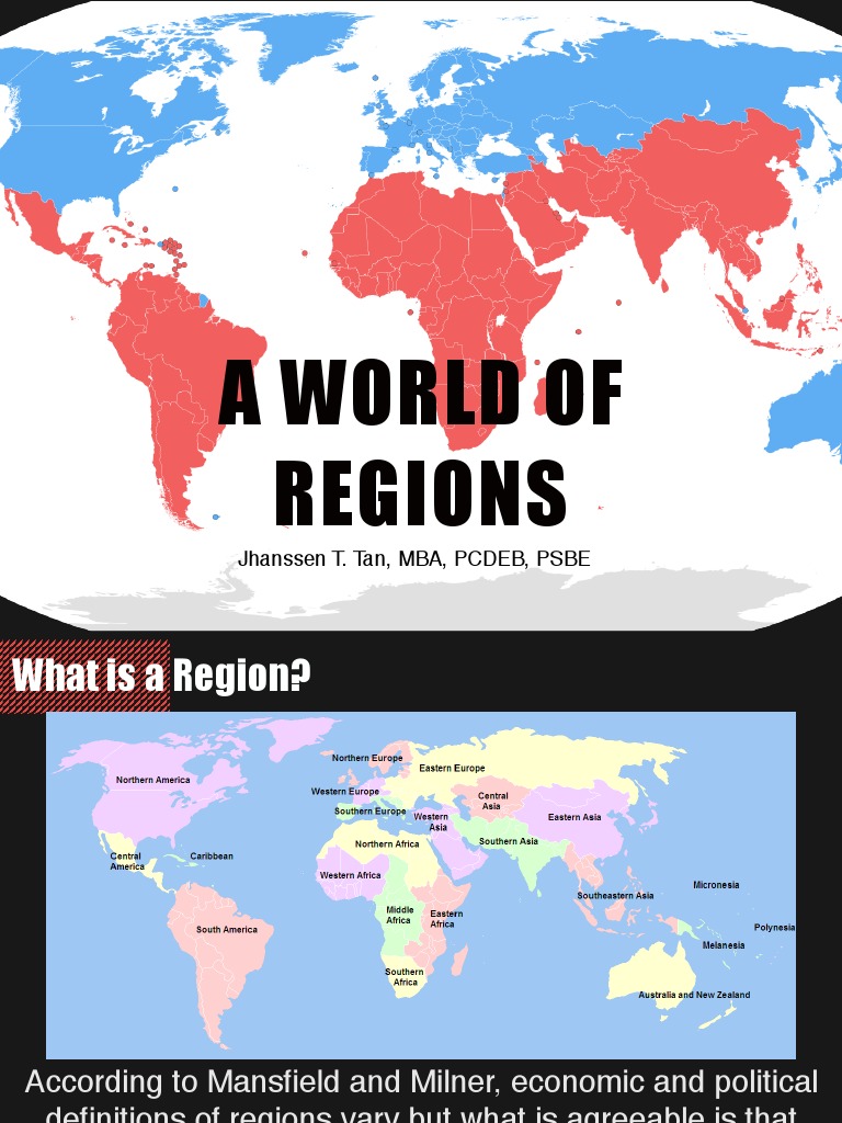 Understanding World Regions Today | PDF | Opec | Global Politics