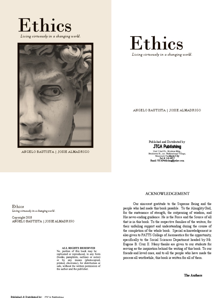 ETHICS Book | PDF | Wisdom | Morality