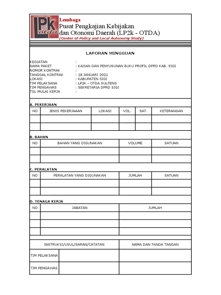 Laporan Mingguan - LP2K | PDF | Seni | Teknologi & Rekayasa