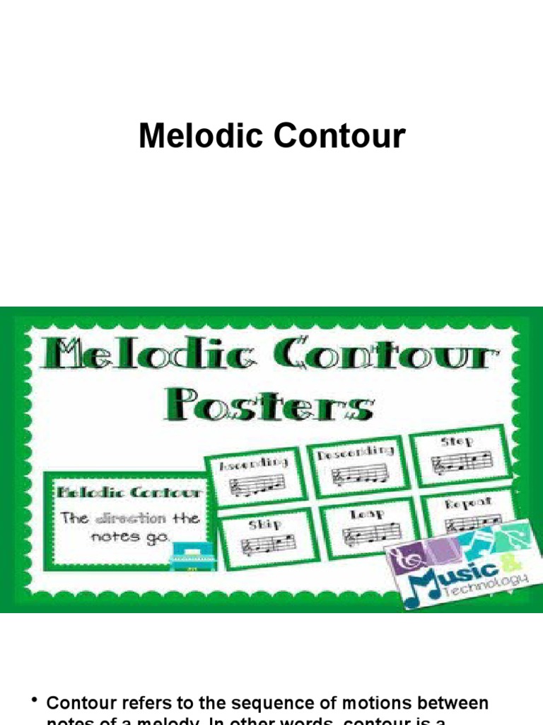 Melodic Contour | PDF | Music Theory | Elements Of Music